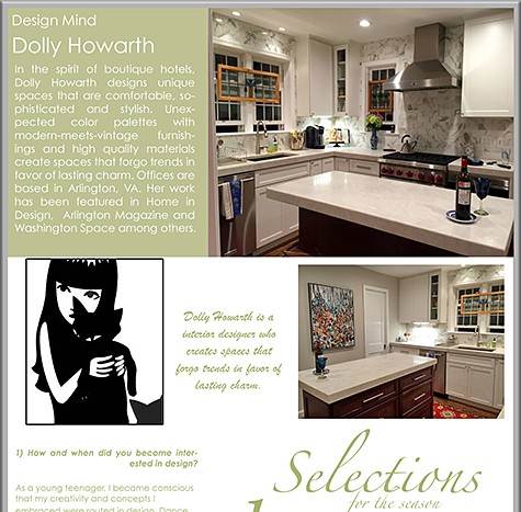Using an Uncluttered Intermix of Styles | Slipcovers for Your Walls